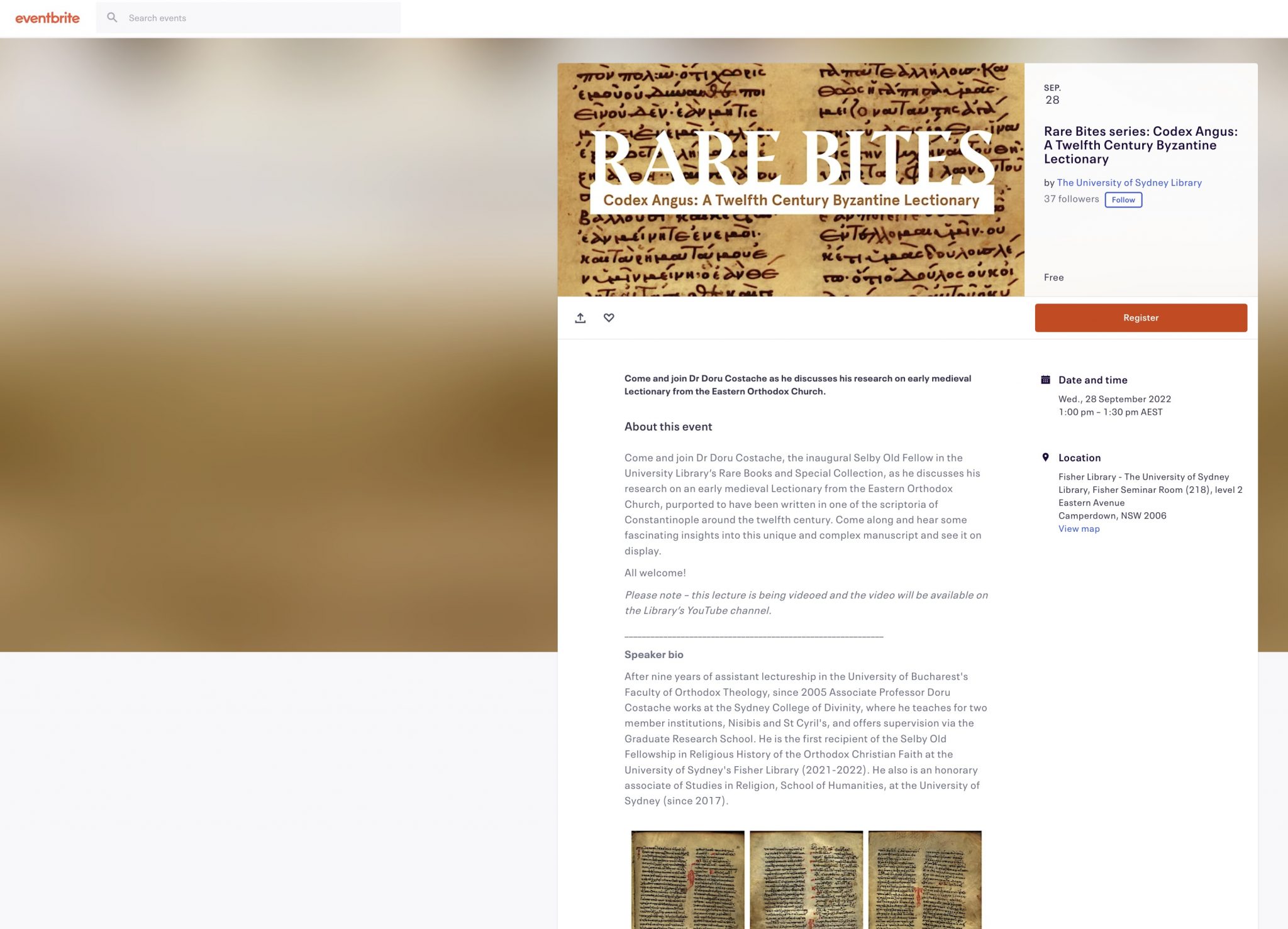 Codex Angus: A Twelfth Century Byzantine Lectionary